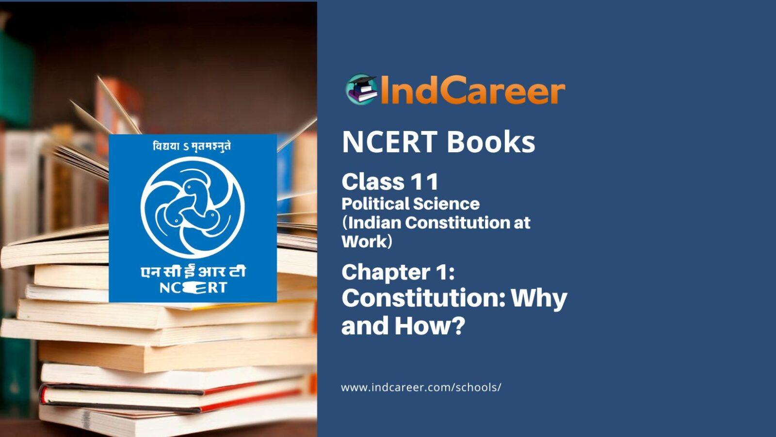 NCERT Book for Class 11 Political Science Chapter 1 Constitution