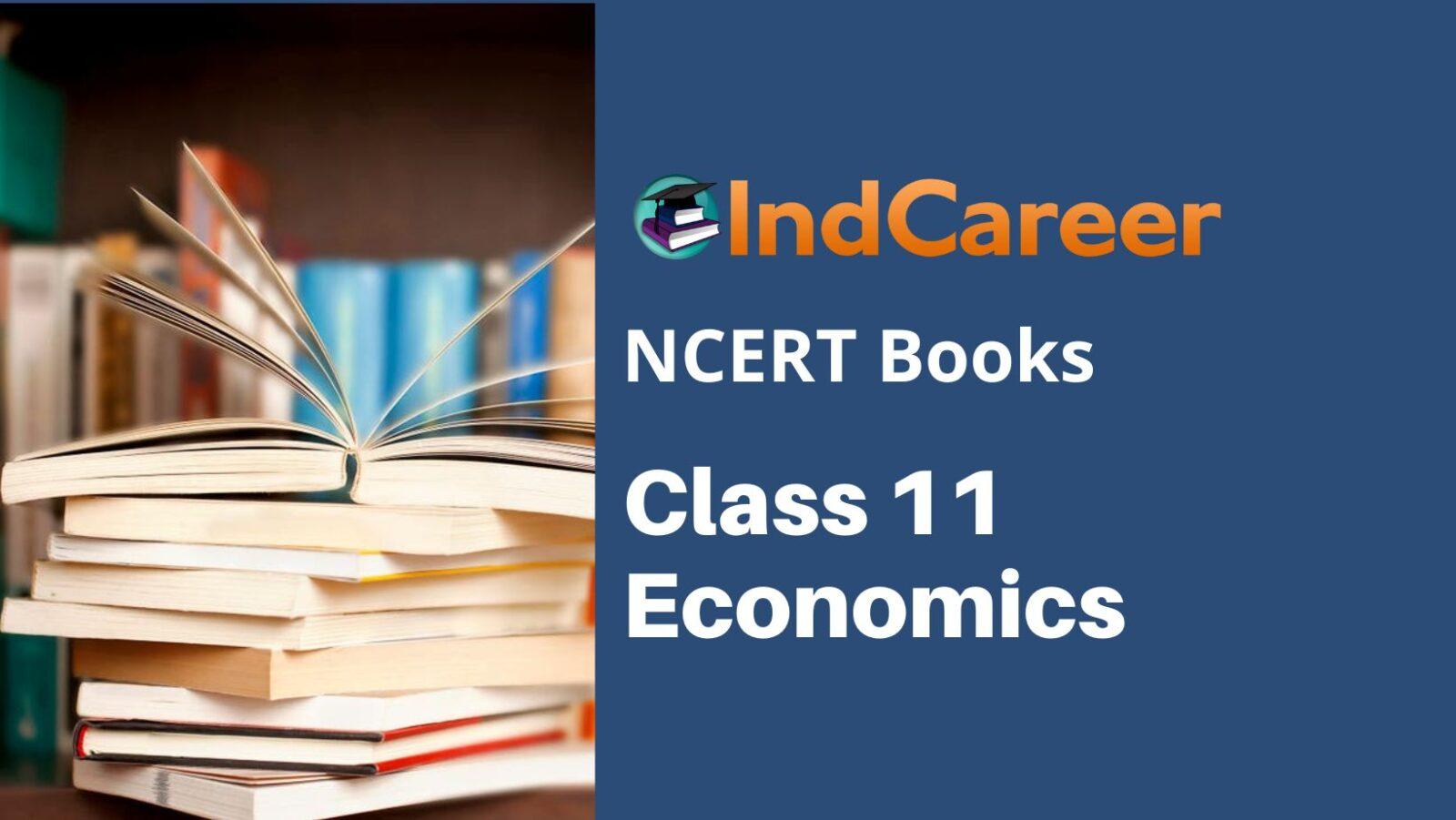 NCERT Books for Class 11 Economics - IndCareer Schools