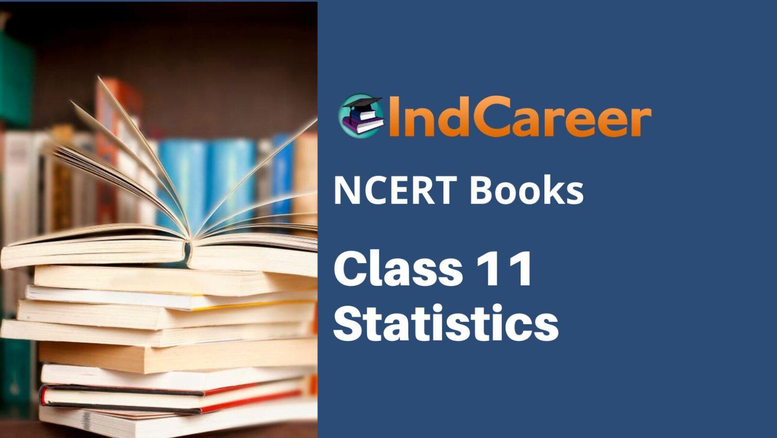 NCERT Books for Class 11 Statistics - IndCareer Schools