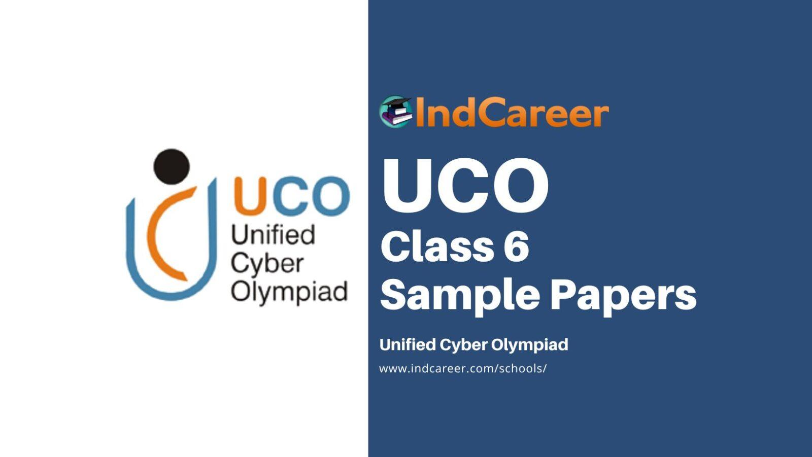 UCO Sample Papers for Class 6 - IndCareer Schools
