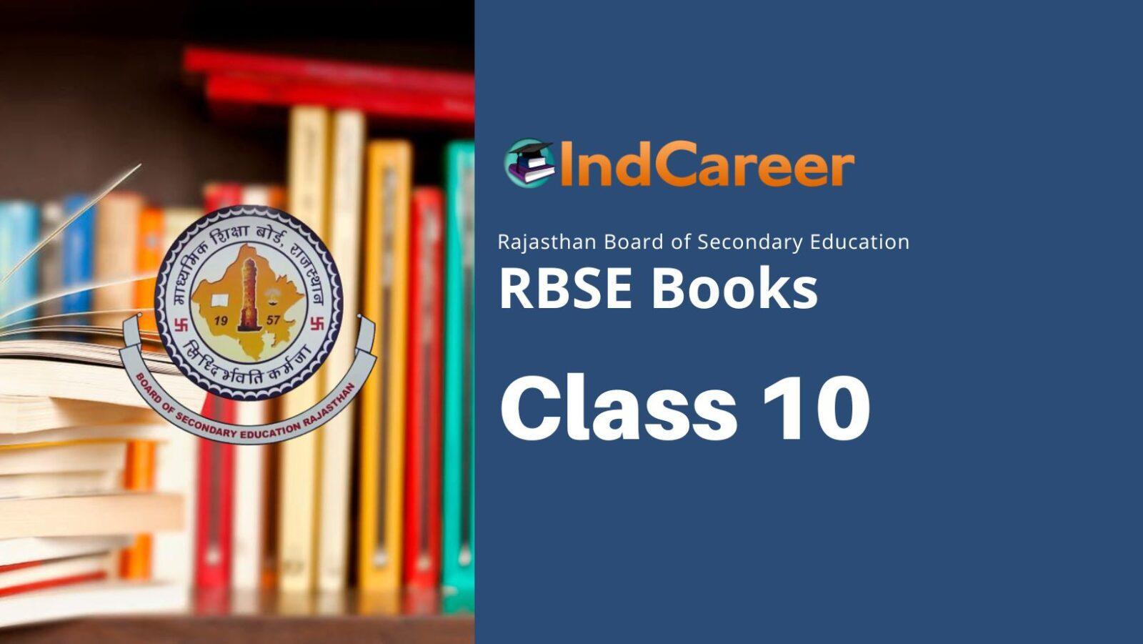 RBSE Class 10 Books - IndCareer Schools