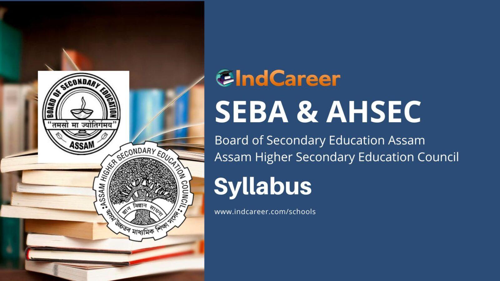 Assam Board Syllabus - IndCareer Schools