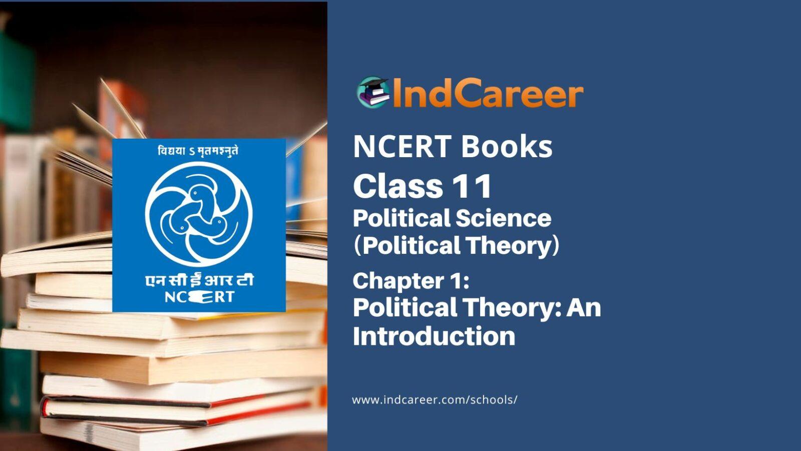 NCERT Book for Class 11 Political Science Chapter 1 Political