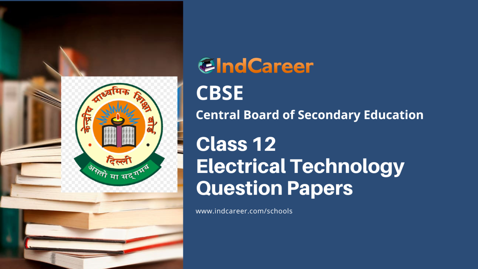 CBSE Class 12 Electrical Technology Question Papers (2020 - 2024 ...