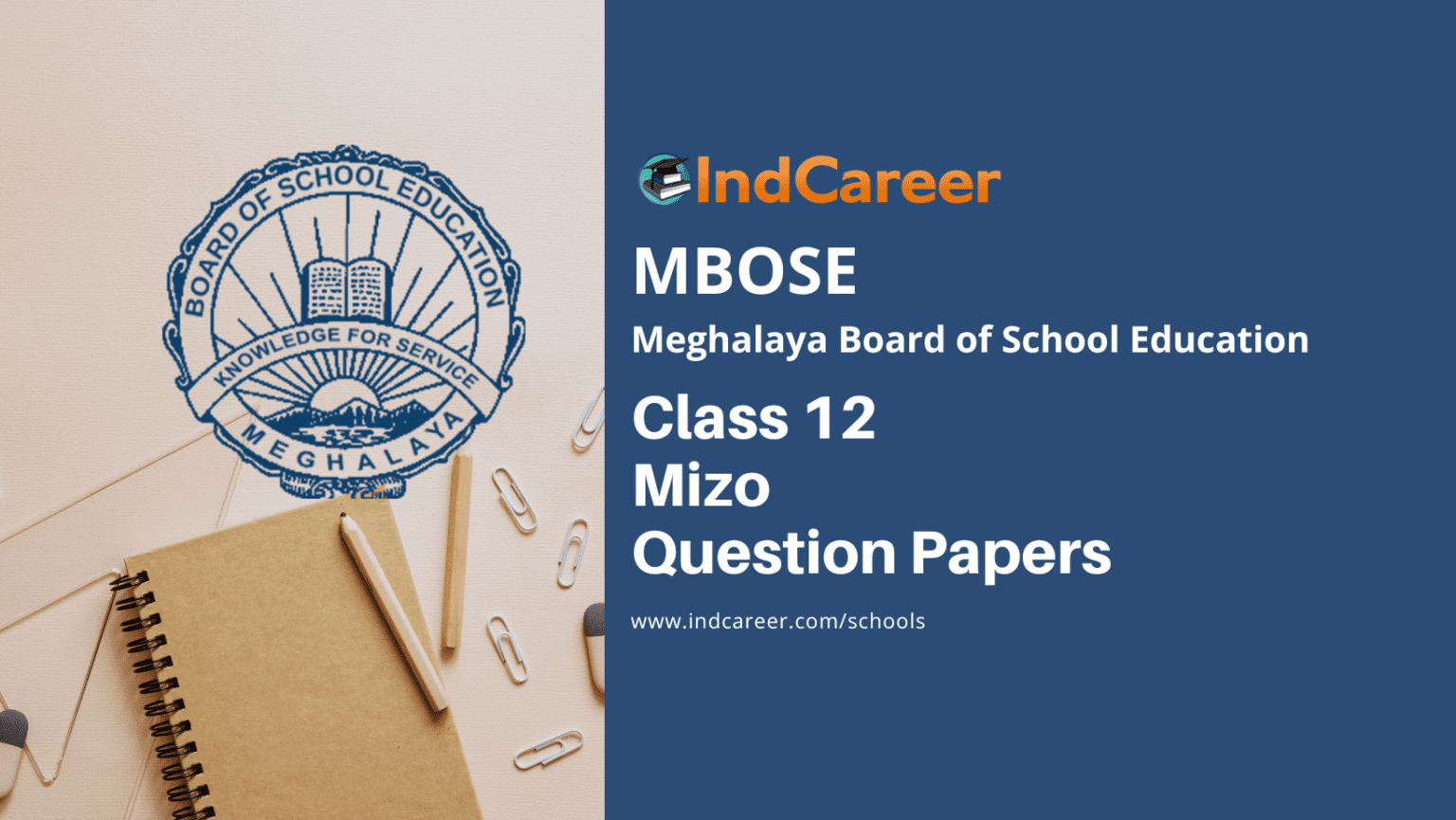 MBOSE Class 12 Mizo Question Papers - IndCareer Schools