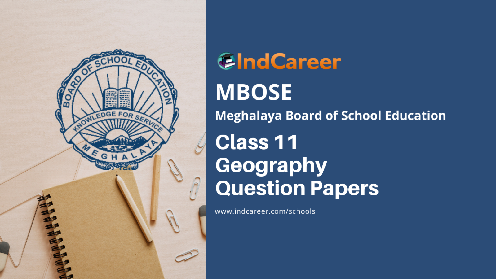 MBOSE Class 11 Geography Question Papers - IndCareer Schools