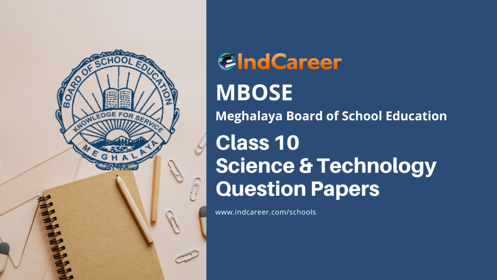 MBOSE Class 10 Science & Technology Question Papers - IndCareer Schools