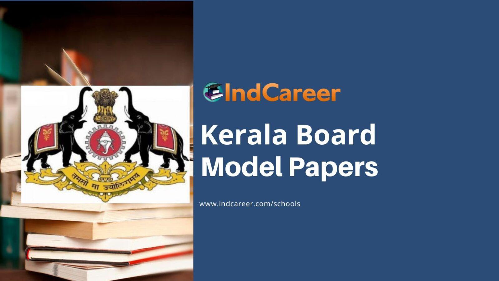 Kerala Board Model Papers - IndCareer Schools