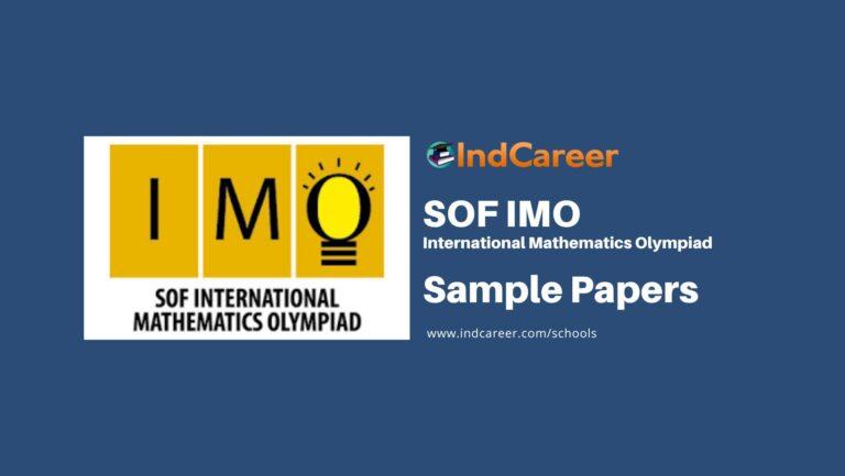 SOF IMO Sample Papers - IndCareer Schools