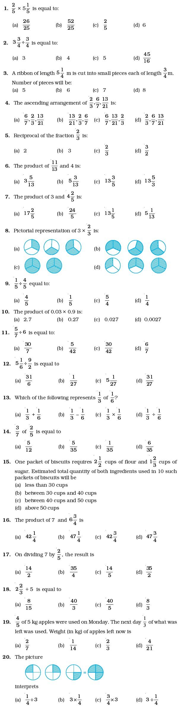 NCERT Exemplar for Class 7, Maths Chapter 2 - IndCareer Schools
