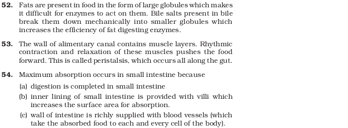 NCERT Exemplar for Class 10, Science Chapter 6 - IndCareer Schools