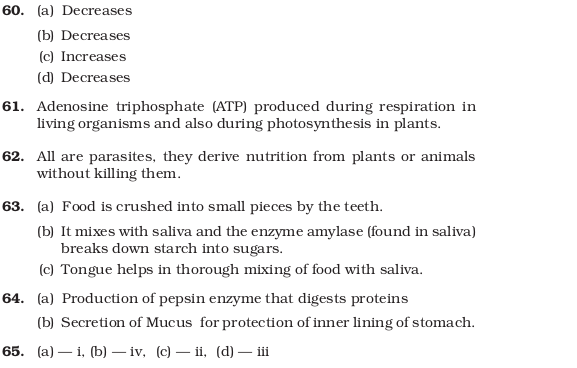 NCERT Exemplar for Class 10, Science Chapter 6 - IndCareer Schools
