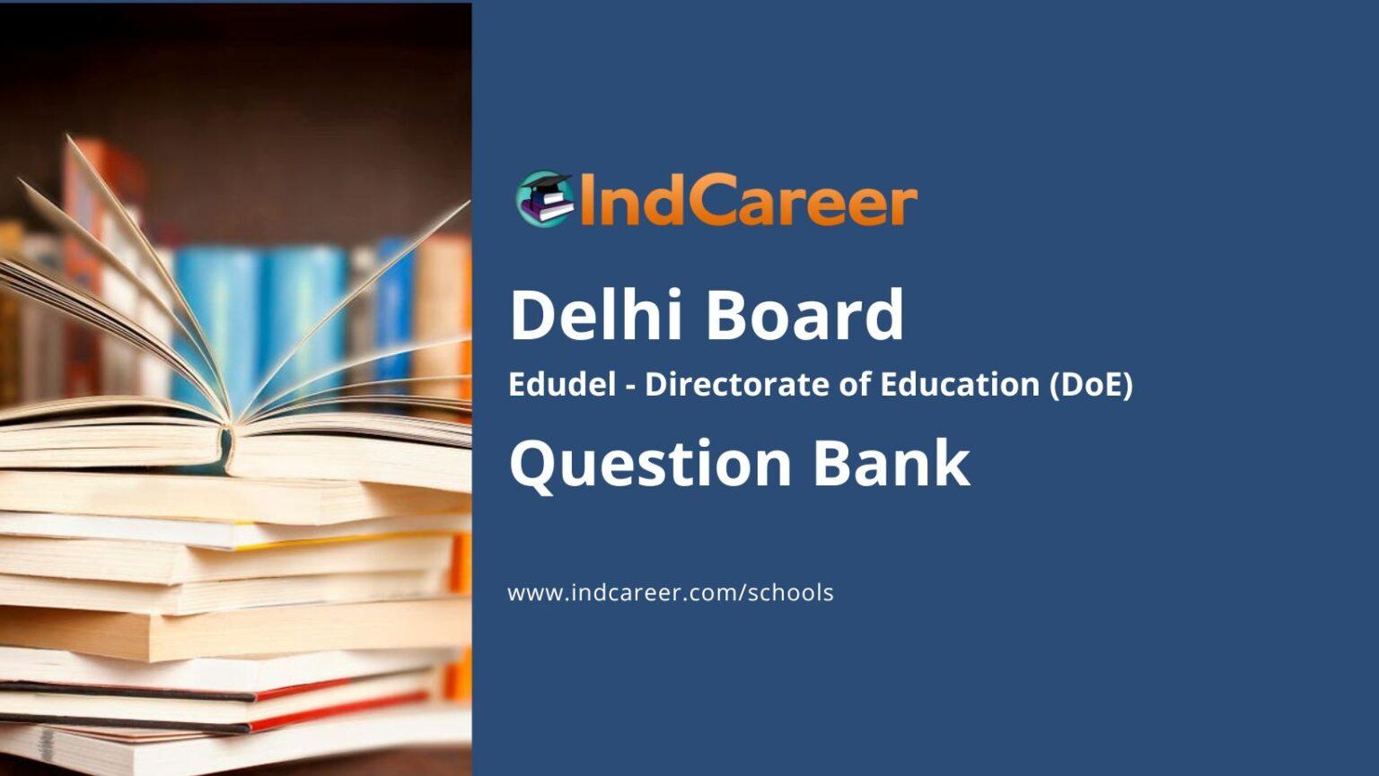Edudel Question Bank - IndCareer Schools