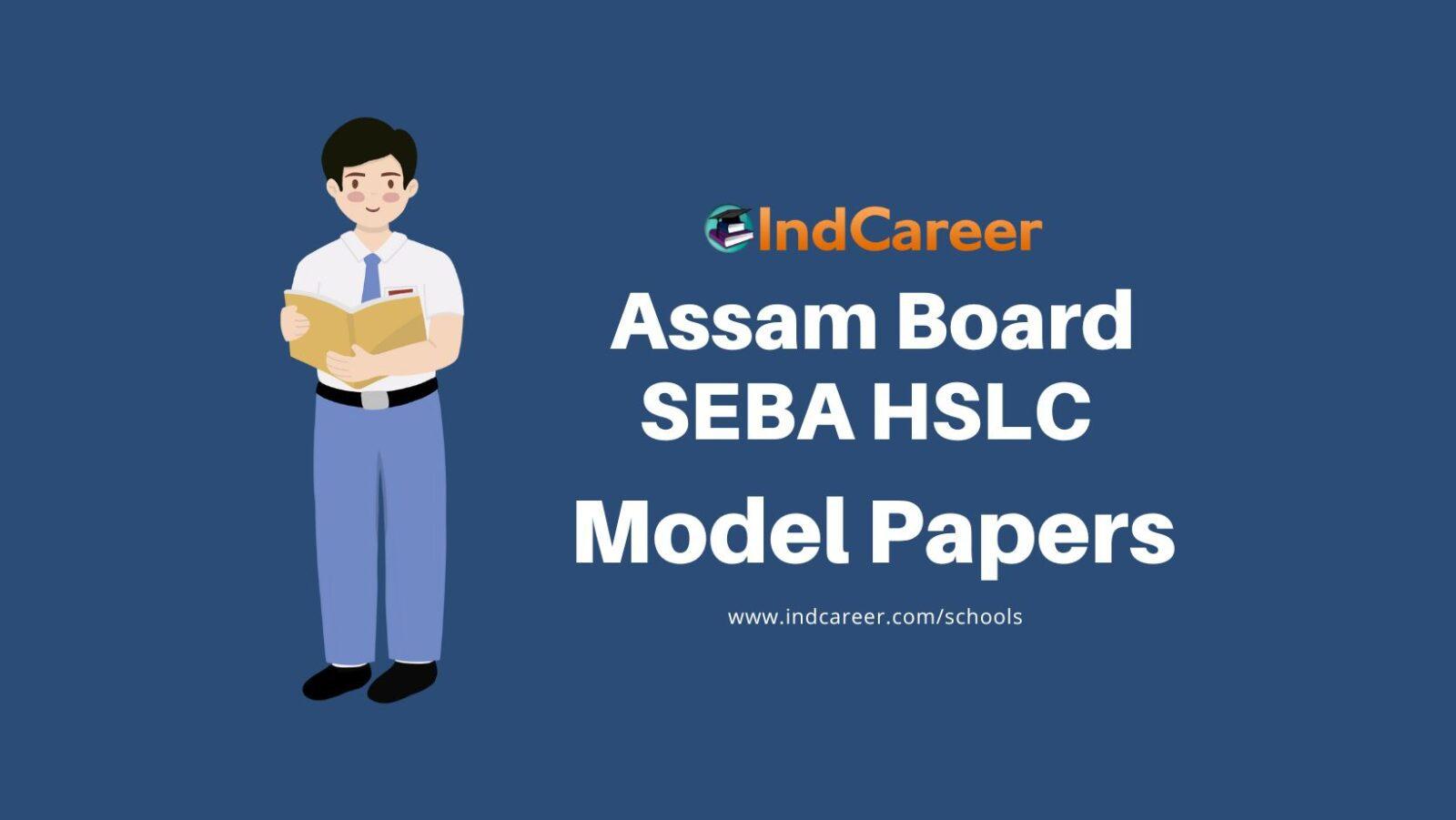 SEBA HSLC Model Papers - IndCareer Schools