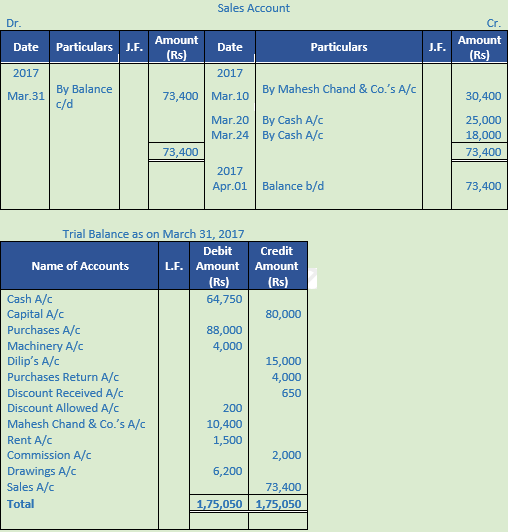 DK Goel Solutions Class 11: Chapter 13 Ledger - IndCareer Schools
