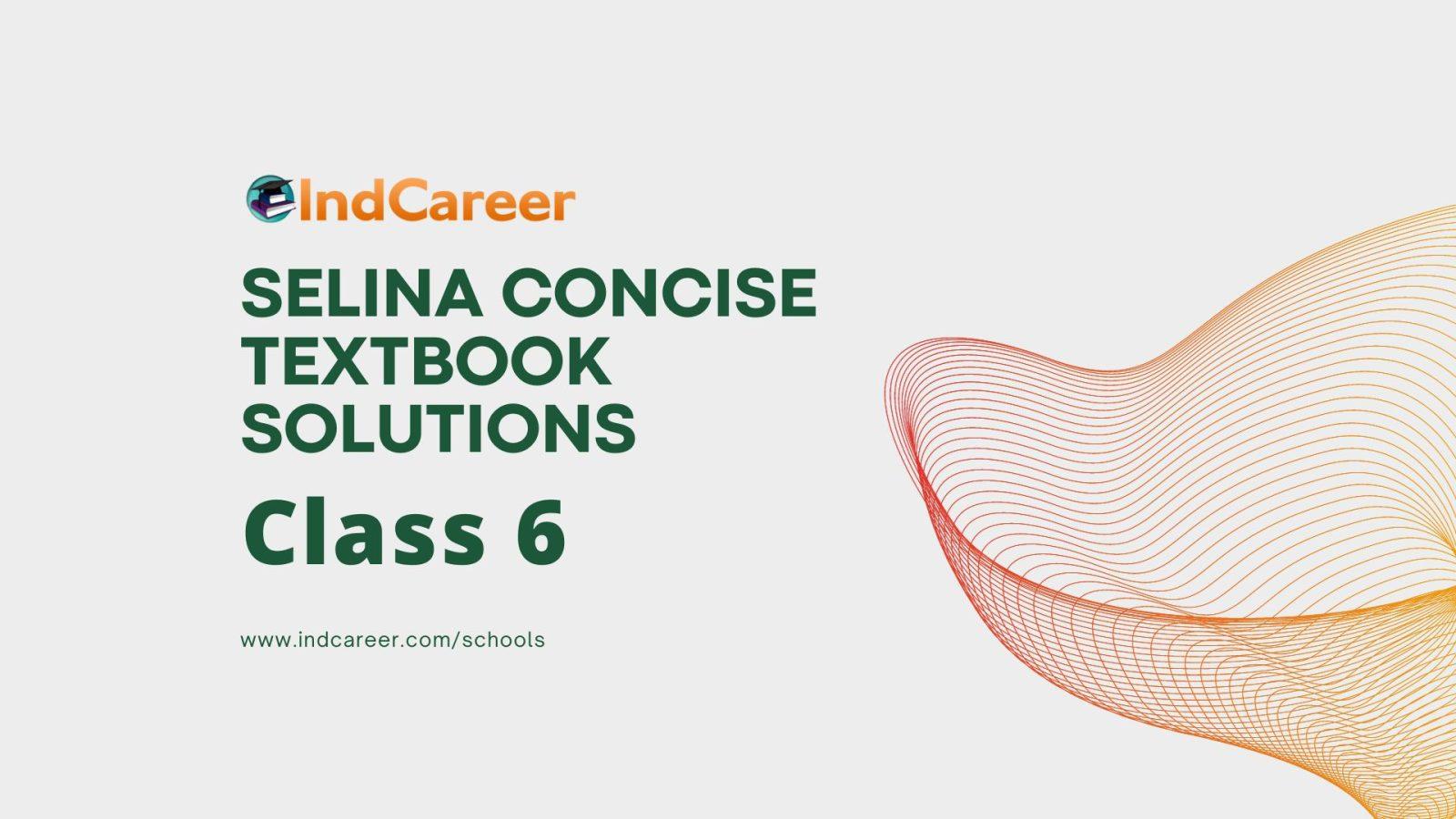 Selina Concise Textbook Solutions for ICSE Class 6 - IndCareer Schools