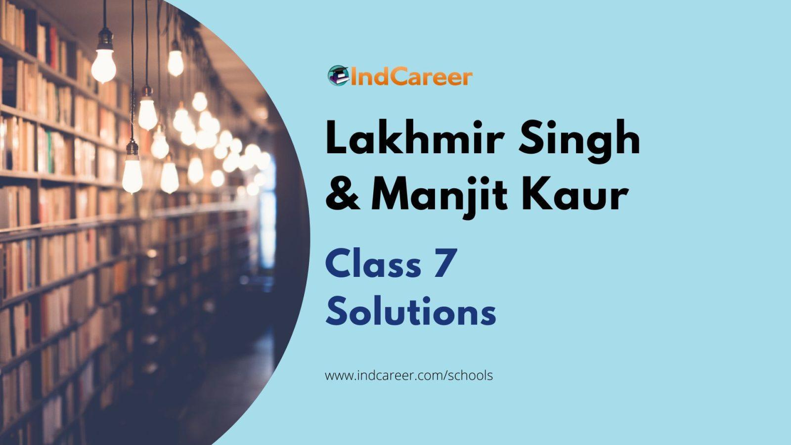 Lakhmir Singh's Science 7 Solutions - IndCareer Schools