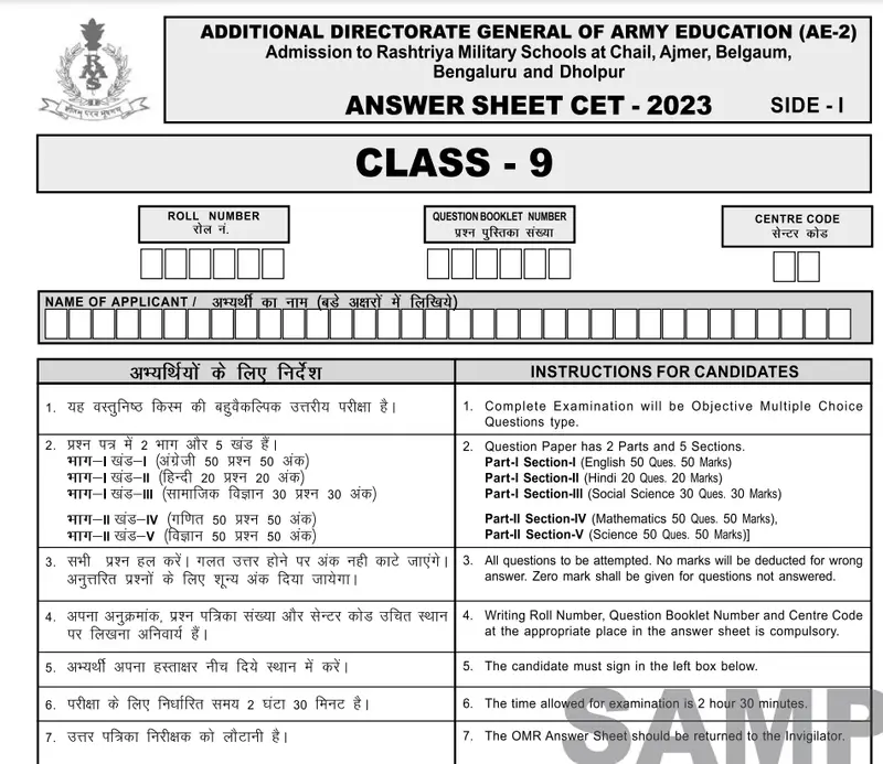 RMS CET Class 9 Syllabus: Download PDFs - IndCareer Schools