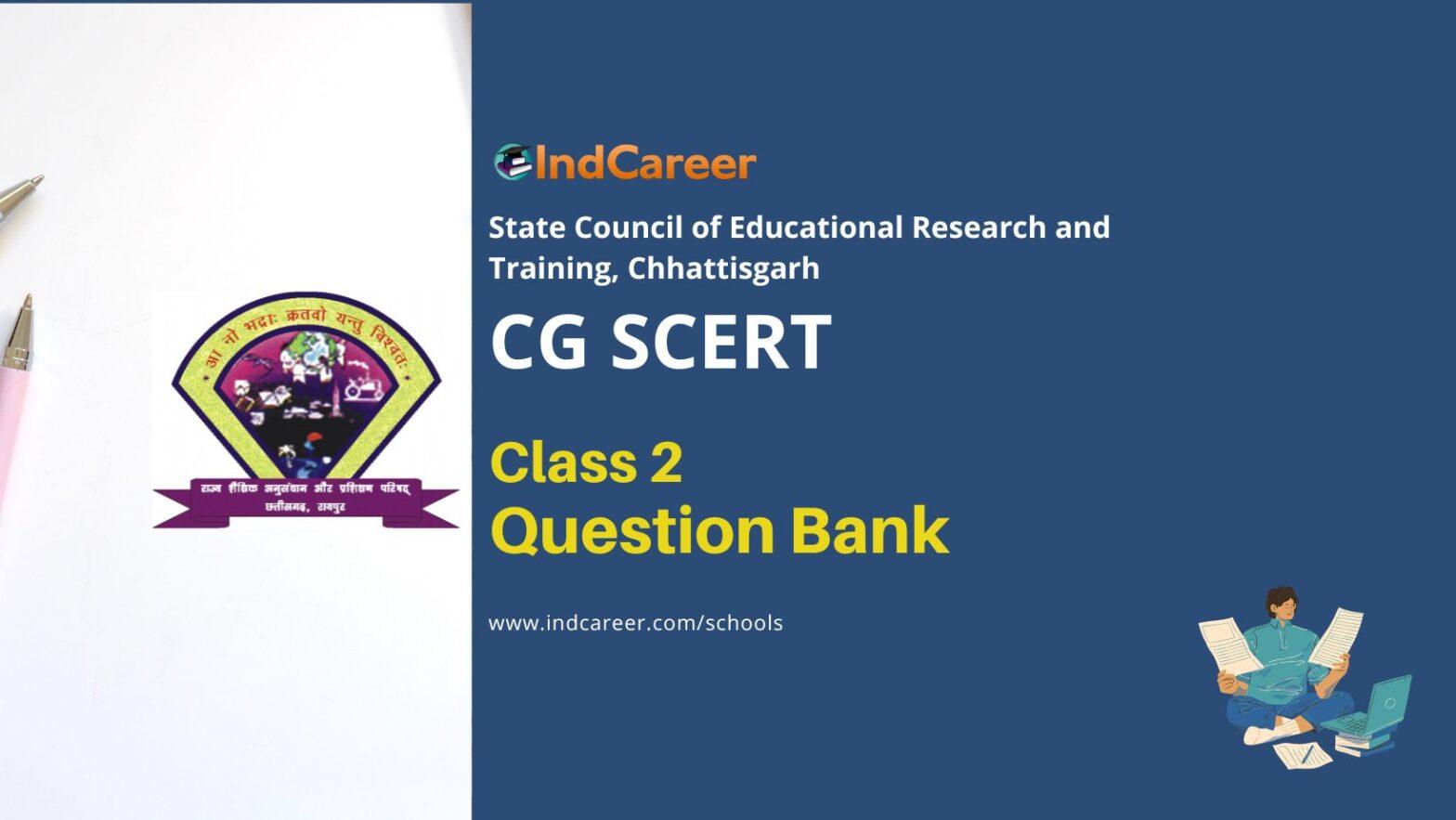 Chhattisgarh Board Class 2 Question Bank: Download CG SCERT Class 2 ...