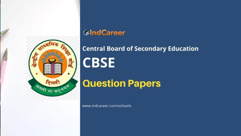 CBSE Question Papers: Download Previous Year Papers for all subjects ...