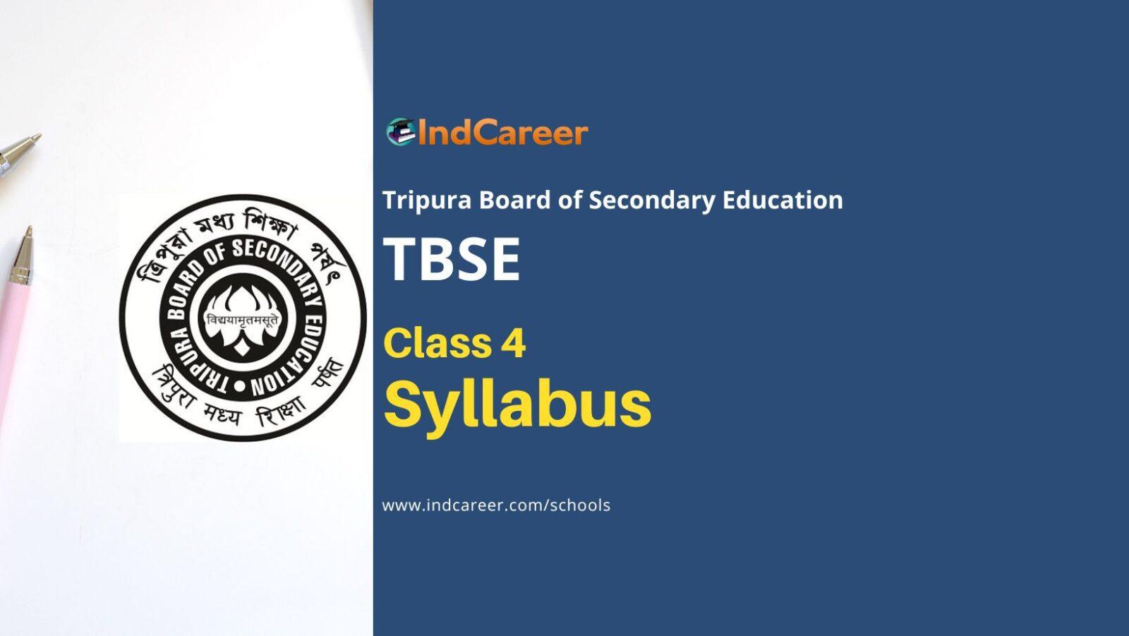 TBSE Class 4 Syllabus - IndCareer Schools