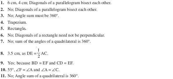 NCERT Exemplar for Class 9, Maths Chapter 8 - IndCareer Schools