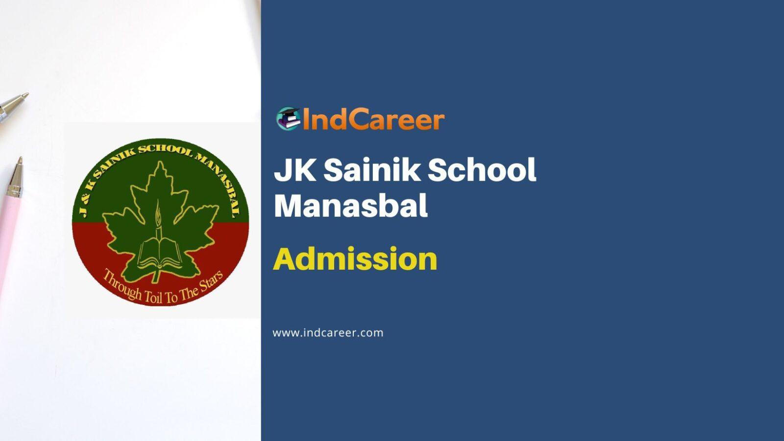 JK Sainik School Manasbal Admission 2025 Exam Date (23 Feb - IndCareer ...