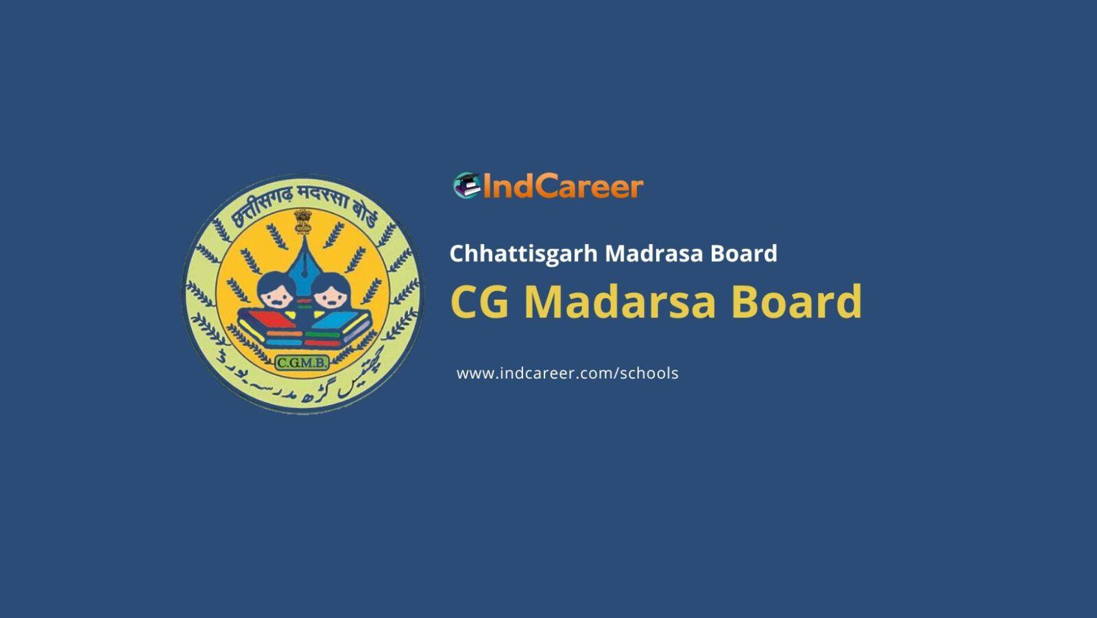 CG Madarsa Board 2024: Result, Syllabus | Chhattisgarh Madrasa Board ...