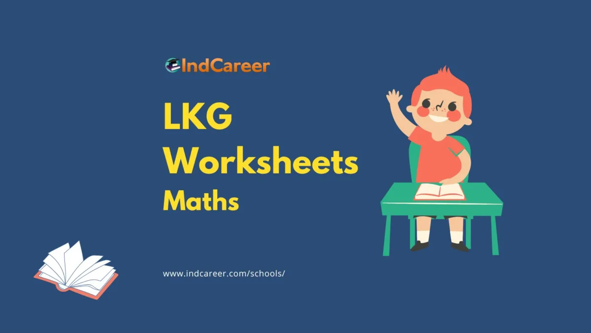 LKG Maths Worksheets - IndCareer Schools