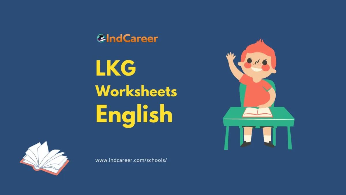 LKG English Worksheets - IndCareer Schools