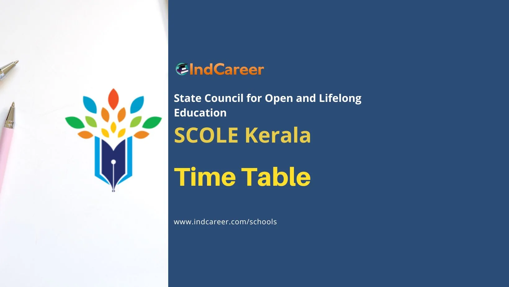 SCOLE Kerala Time Table 2024: Check Kerala Open School 10th, 12th Exam ...